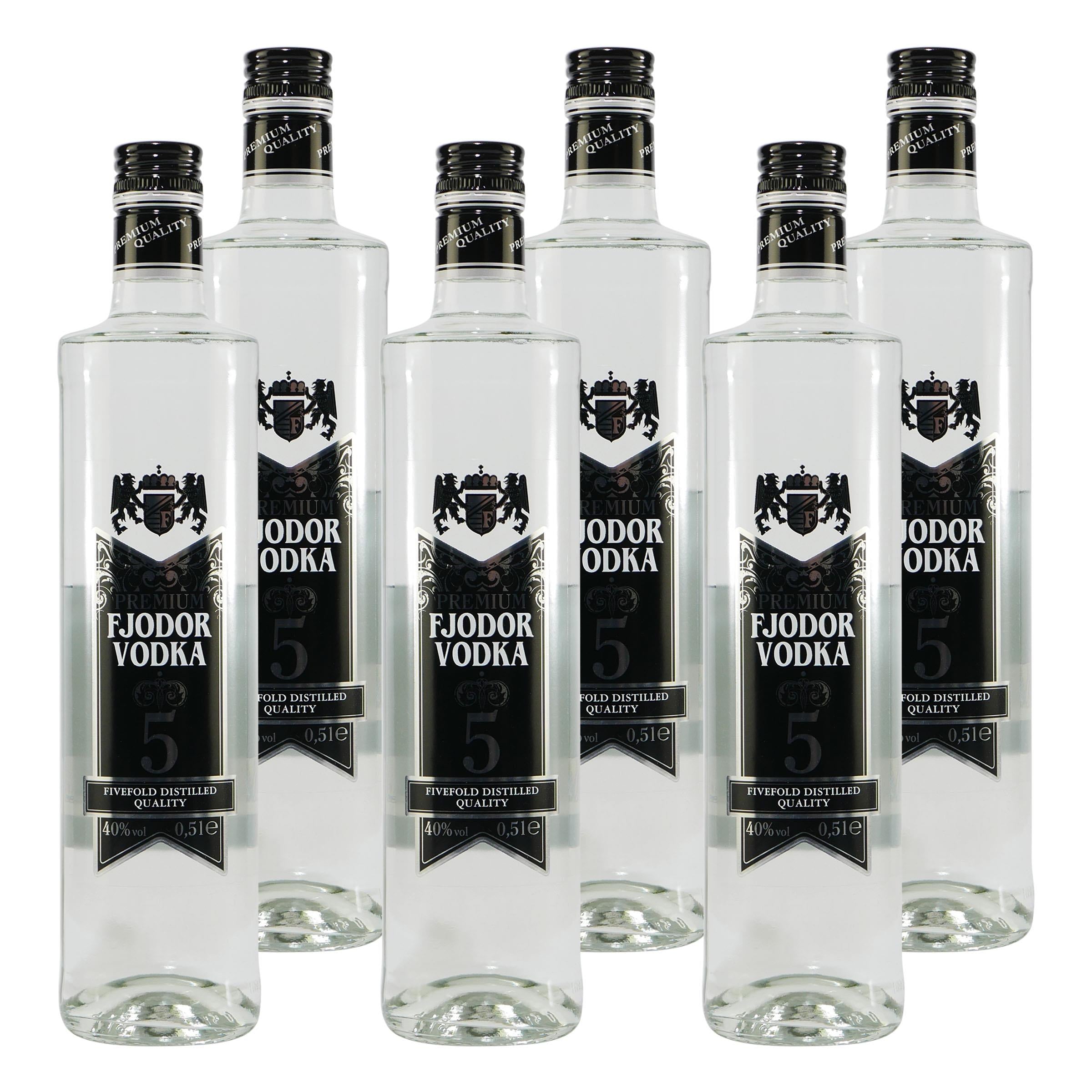 Fjodor Vodka Fivefold Distilled - Reinheit und Qualität in jeder Flasche