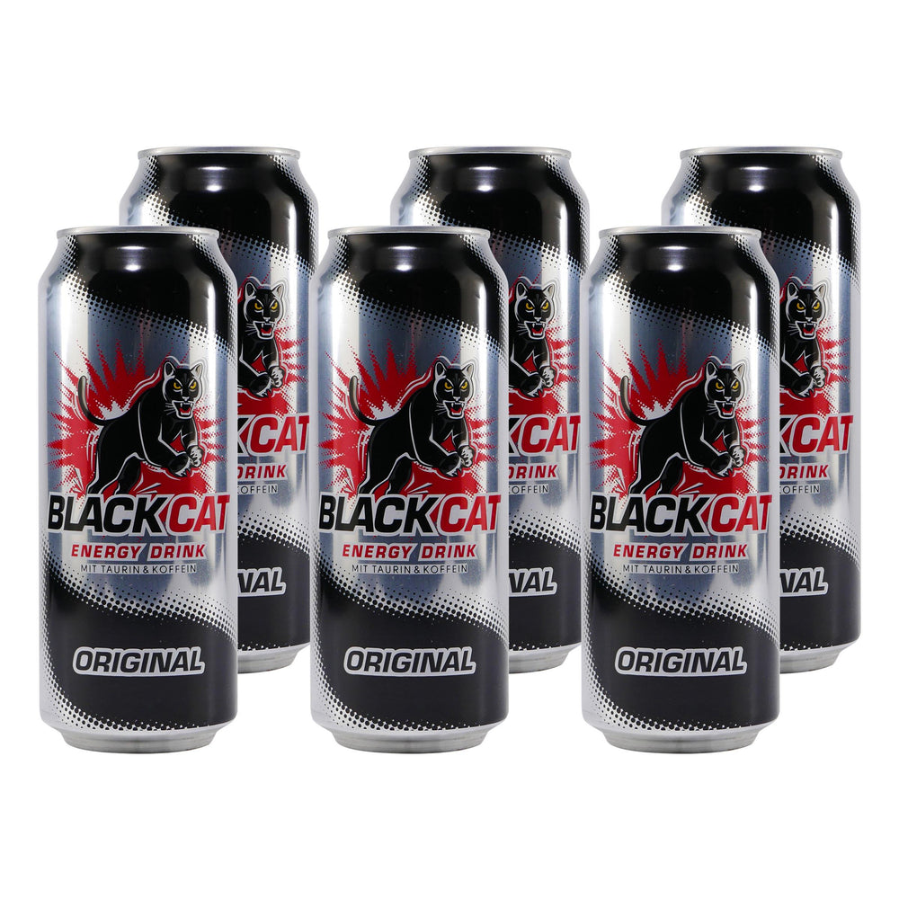 Black Cat Energy Drink Original 0,5L - Mehr Energie, Konzentration ...