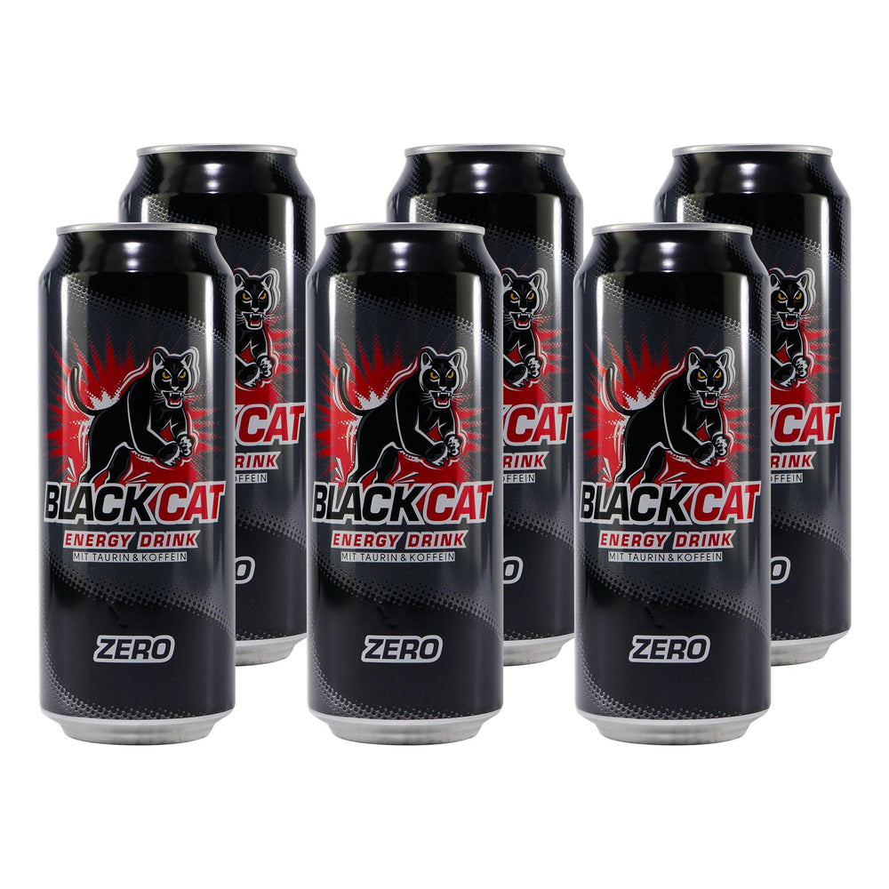 Black Cat Energy Drink Original 0,5L - Mehr Energie, Konzentration ...