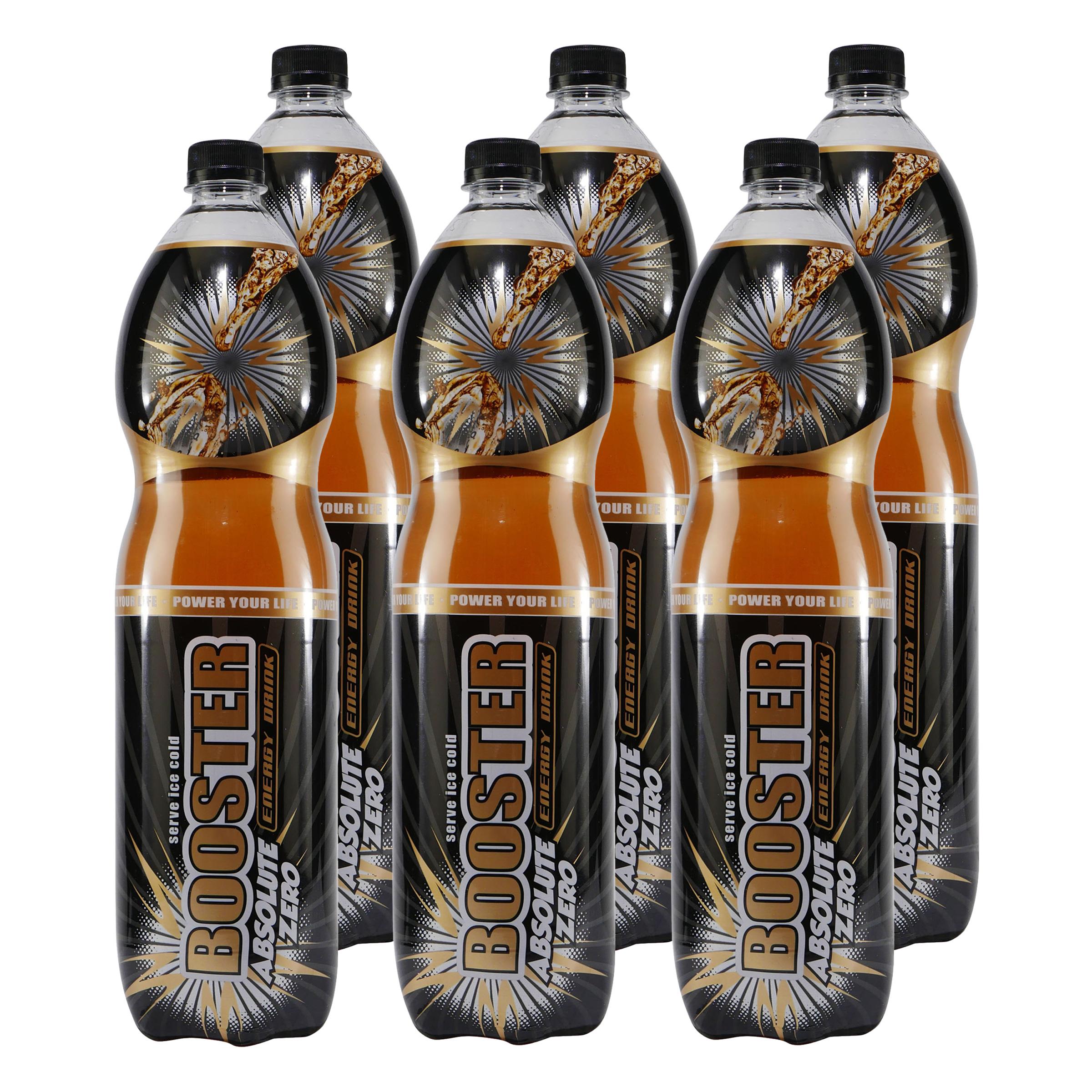 Booster Energy Drink Zero 1,5L - Zuckerfreier Energieschub für mehr Power