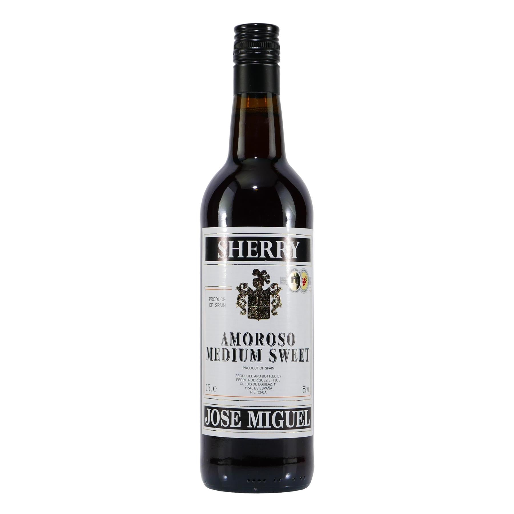 José Miguel Sherry Amoroso Medium Sweet – Halbsüßer Sherry mit Karamell ...