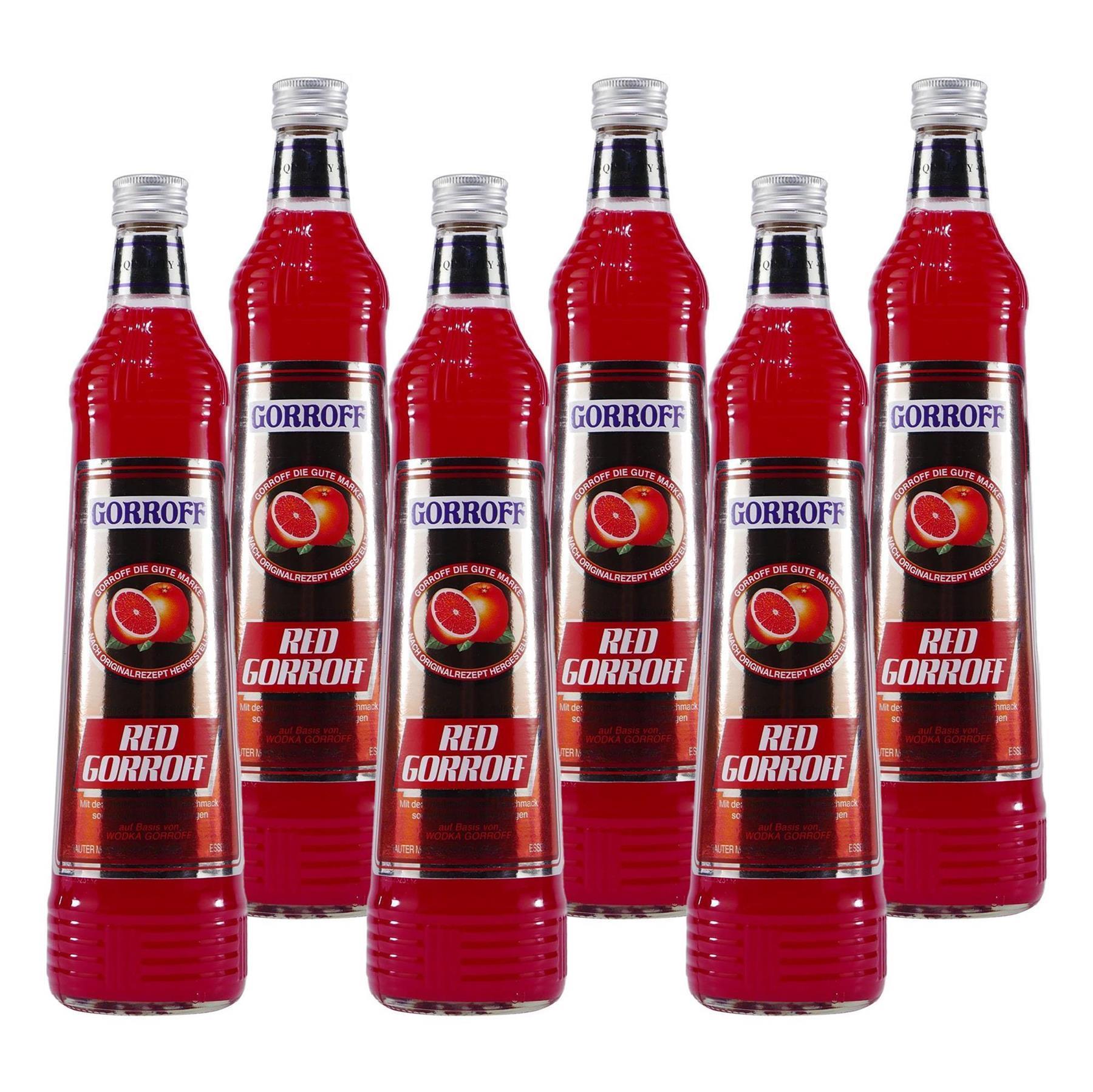 Gorroff Red Likör mit Wodka - Intensiver Genuss für besondere Momente