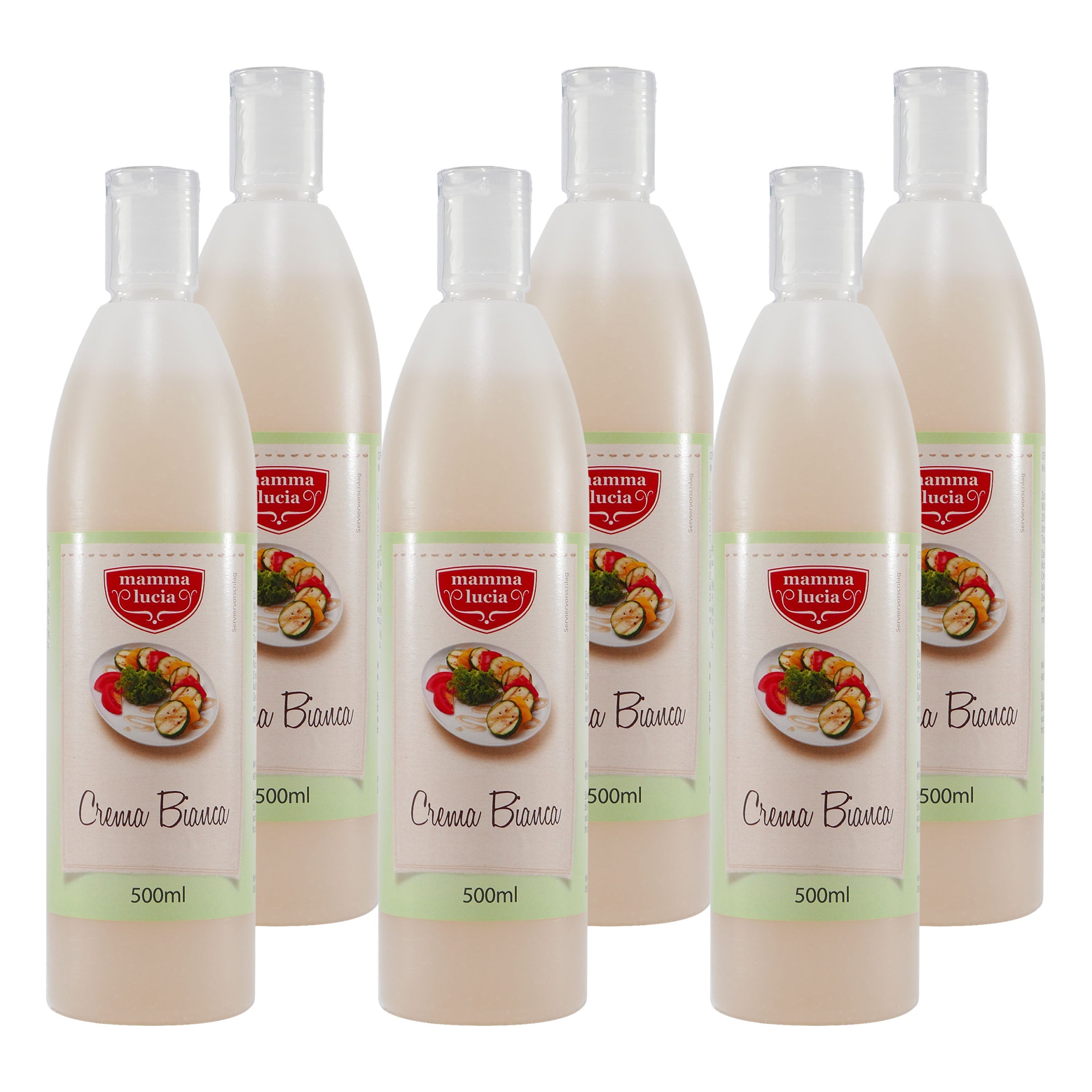 mamma lucia Balsamico Bianca Creme 500ml - Premium Essigzubereitung für ...
