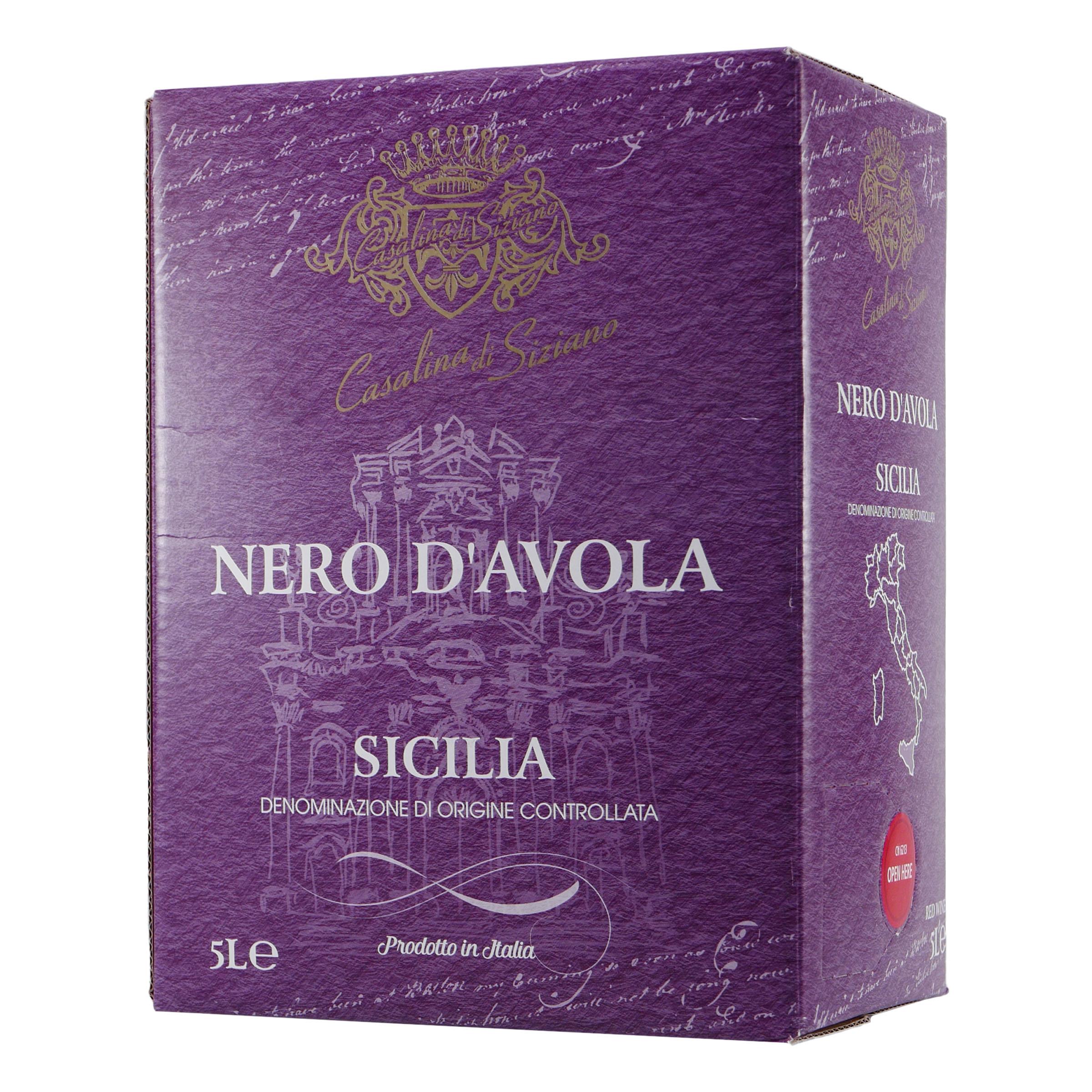 Casalina di Siziano - Nero d'Avola 5L BIB | Intensiver Rotwein aus ...