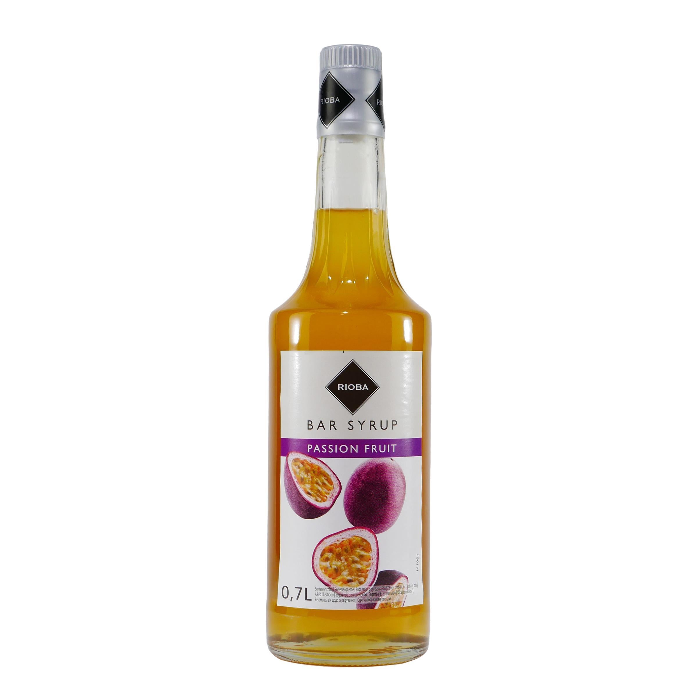 Rioba Passion Fruit Syrup - Exotischer Genuss für Getränke und Desserts