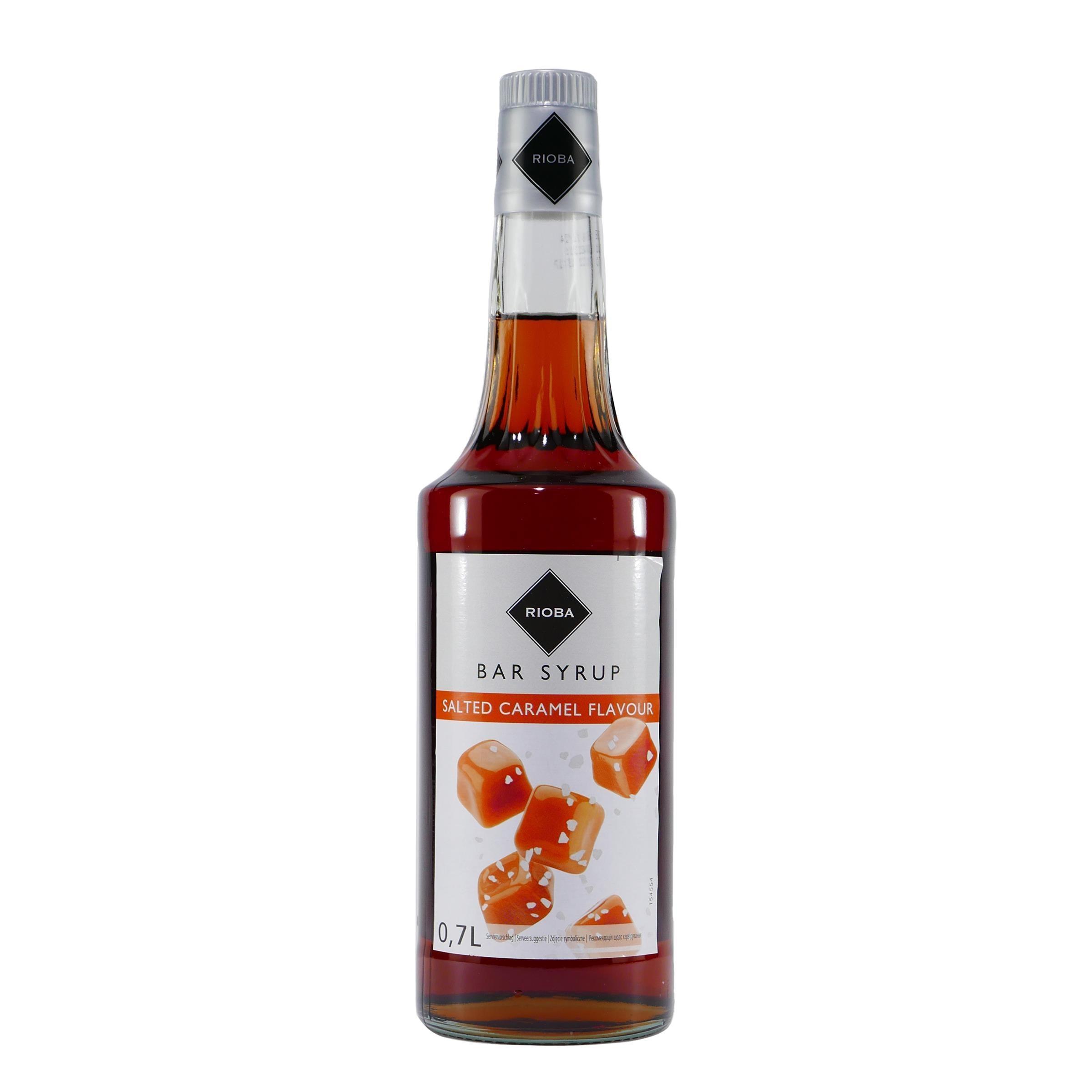 Rioba Salted Caramel Flavour Syrup - Köstlicher Sirup für Kaffee und ...